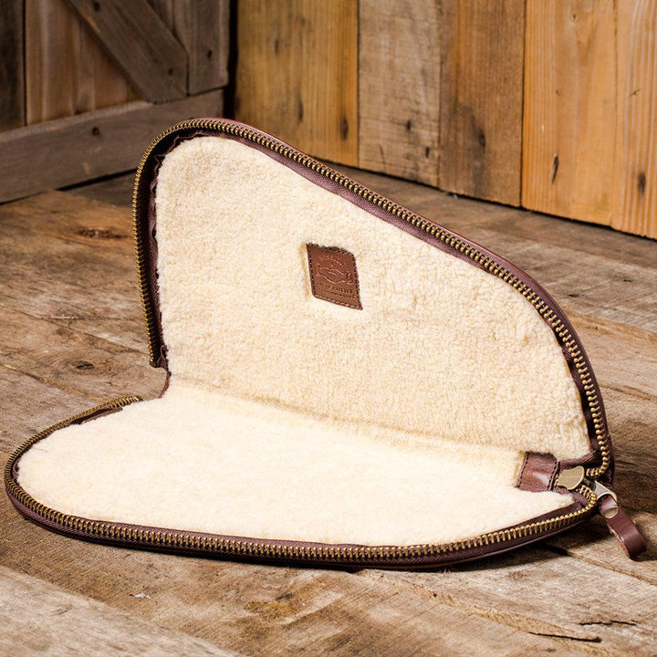 White Wing Waxed Canvas Pistol Case | Mission Mercantile