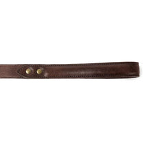 Campaign Leather Dog Leash | Mission Mercantile Leather Goods