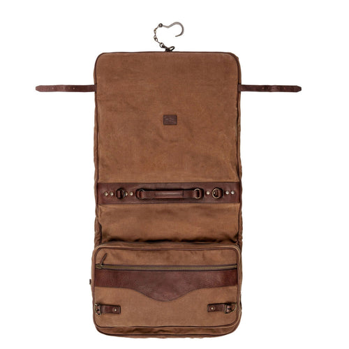 Campaign Waxed Canvas Valet Bag | Mission Mercantile