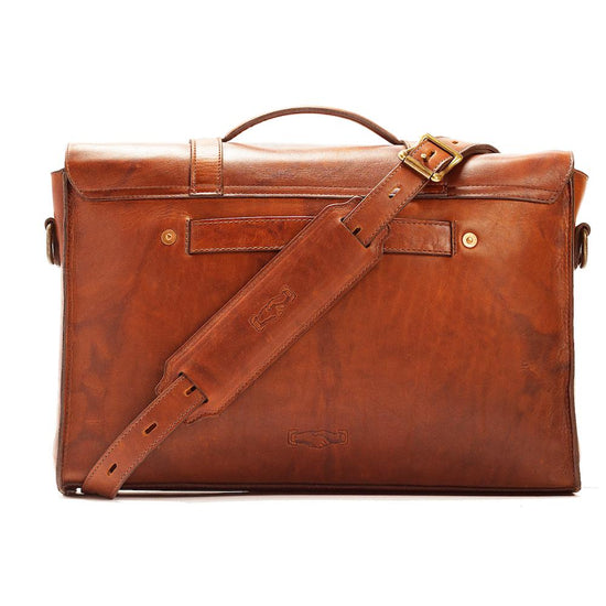 Heritage Leather Briefcase - | Mission Mercantile Leather Goods